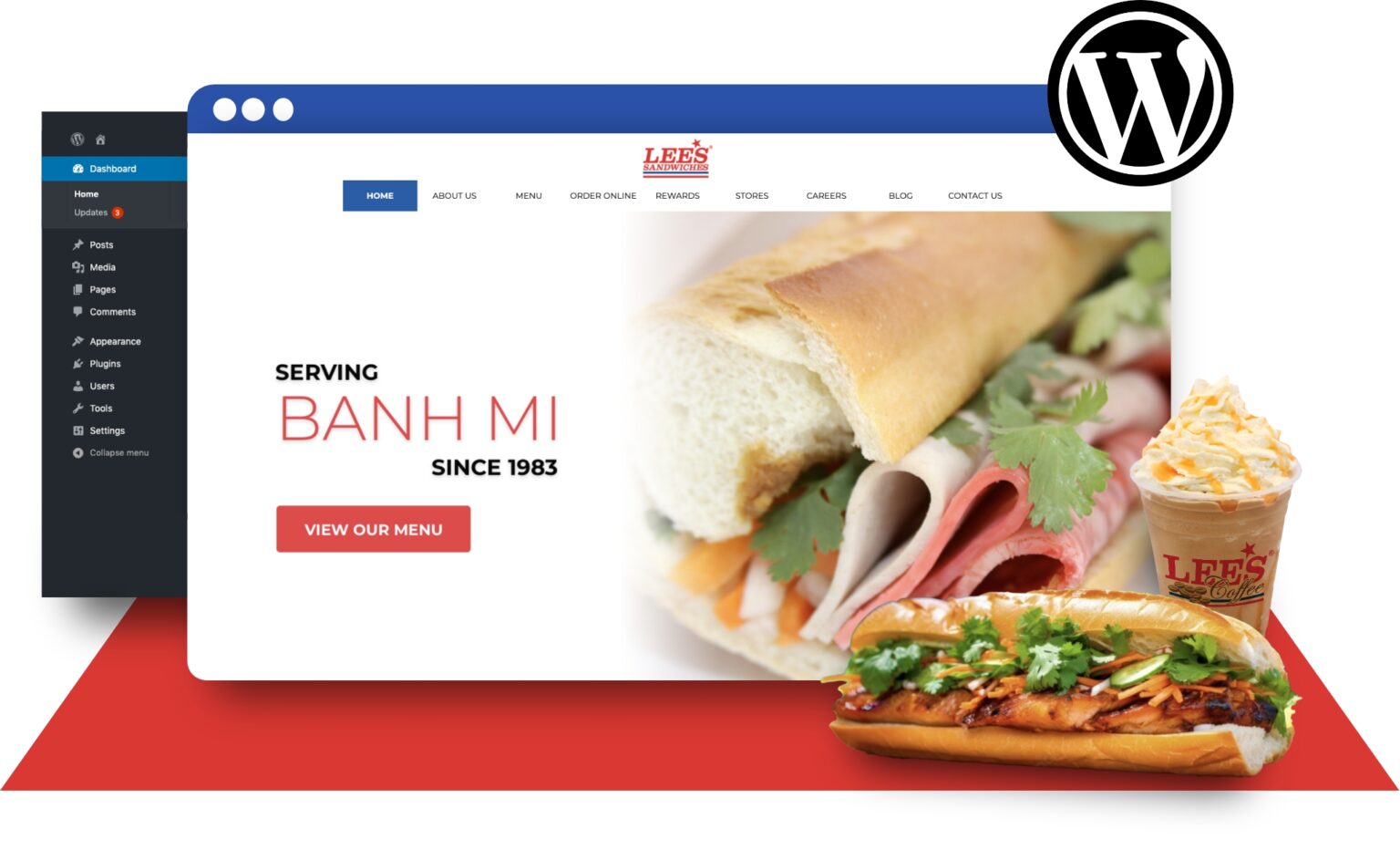 Lee's Sandwiches Case Study - Ready Artwork - Website, Design, Marketing