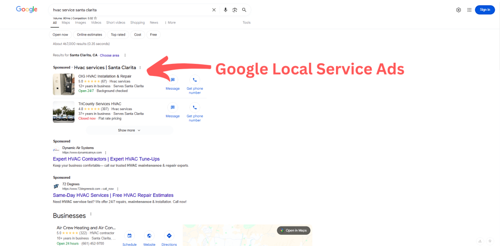 Google Local Service Ads vs. PPC – What Is The Difference? - Ready Artwork